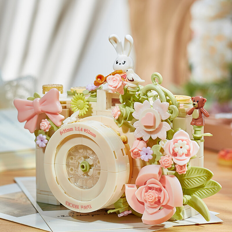 Конструктор 3D Balody Фотоаппарат, мини блоки, 495 деталей - BA16943