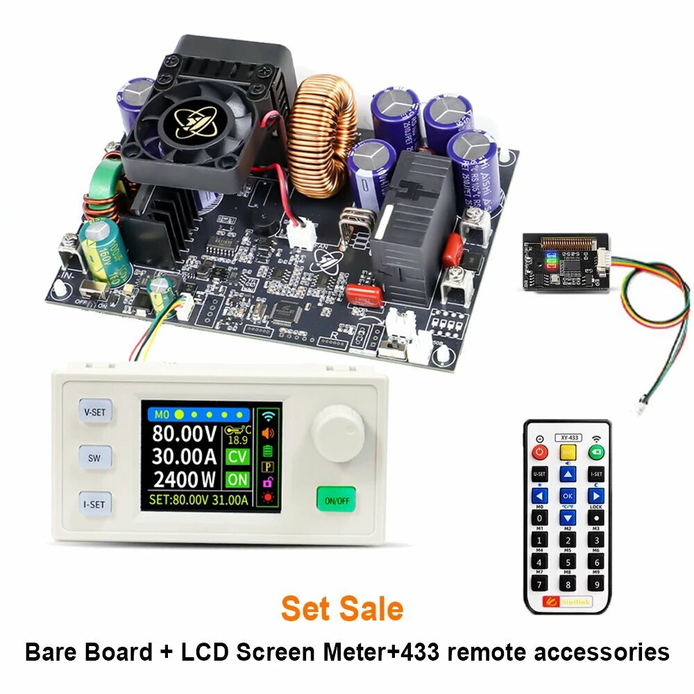Понижающий источник питания XY8030S 2400 Вт, 433
