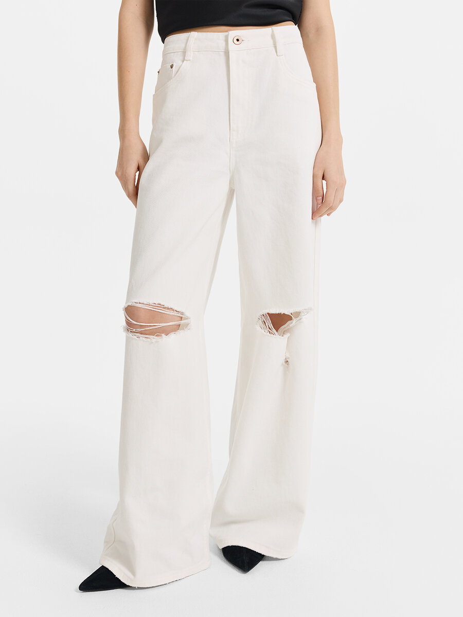 Джинсы широкие 