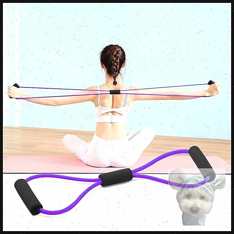 Эспандер спортивный восьмерка для похудения, фитнеса, спорта, йоги дома,1 шт