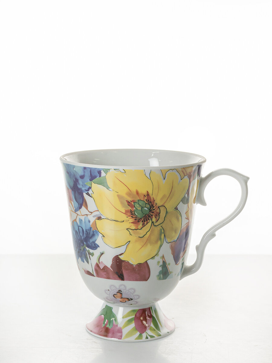 Бокал без блюдца фарфоровый 600 мл. ф. Классическая "Осенняя рапсодия" Дулево