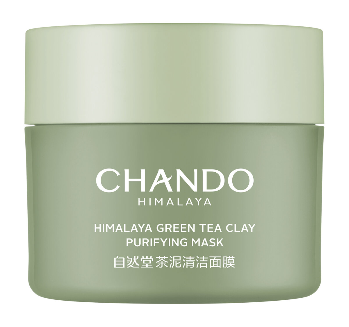 CHANDO HIMALAYA Green Tea Clay Purifying Mask Маска для лица с зеленым чаем очищающая, 100 г
