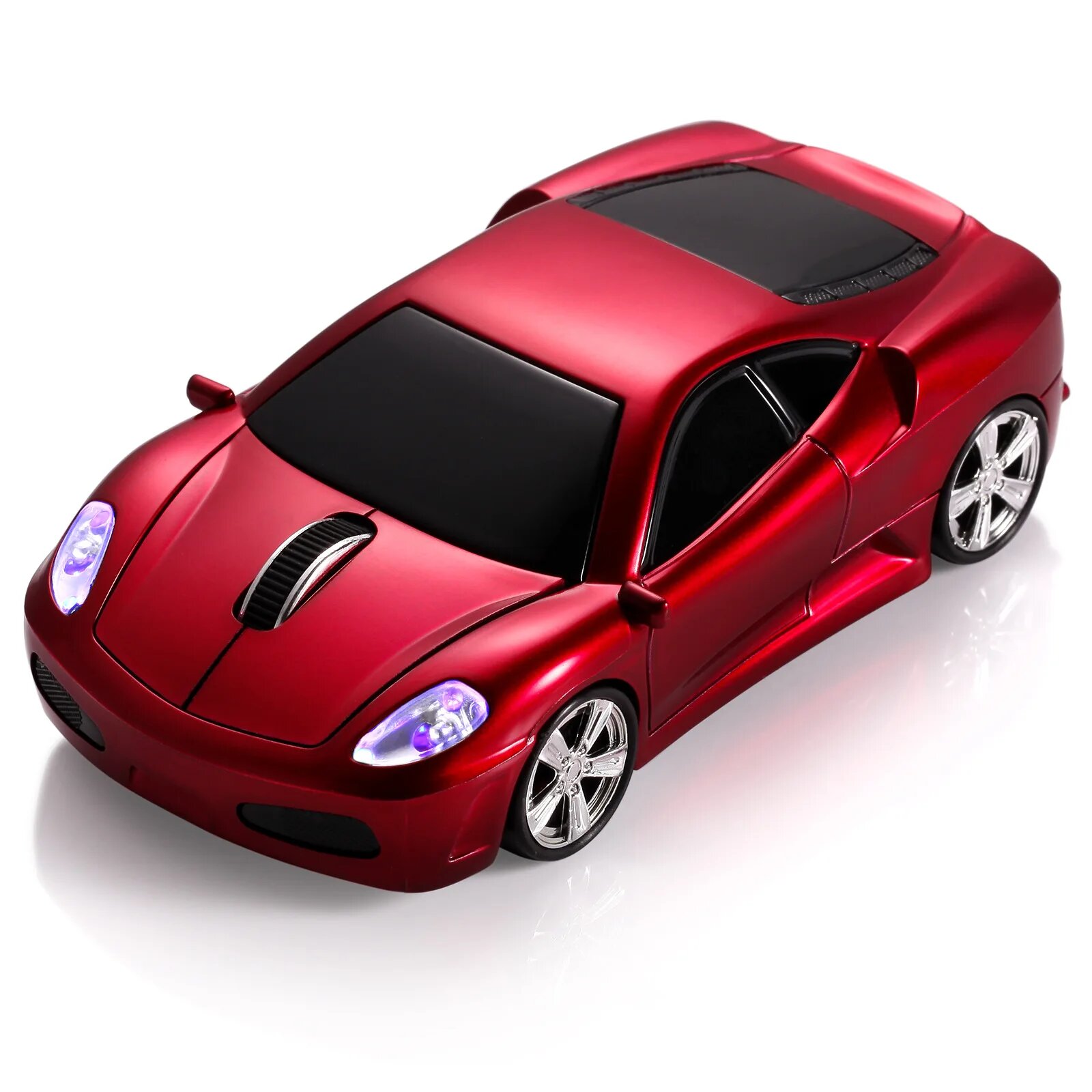 Беспроводная мышь в форме Ferrari Red