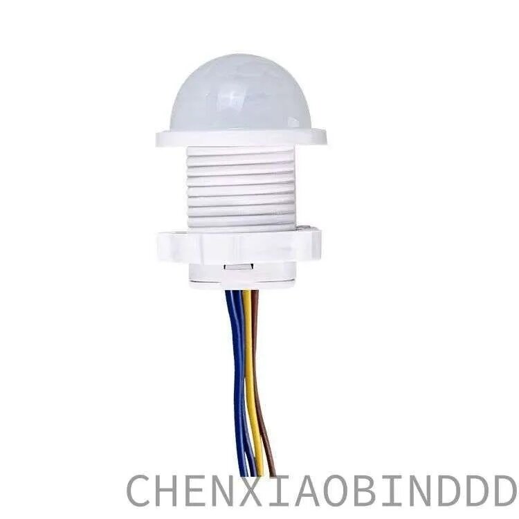 Pir-датчик движения 220в инфракрасный на включение для освещения