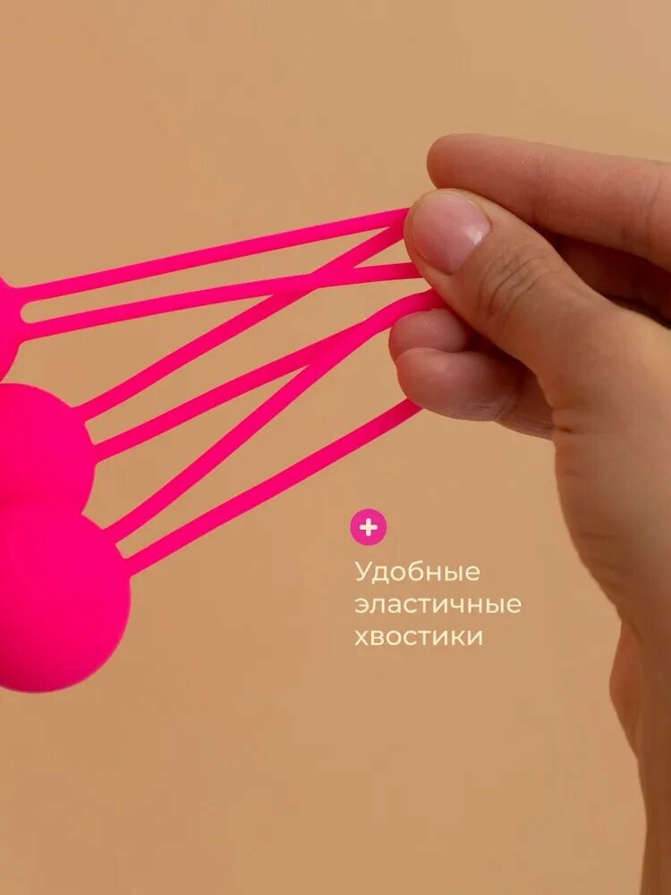 Вагинальные шарики INTIVITO "Кегель", силикон, со смещенным центром, 3шт