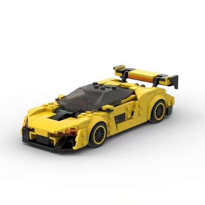 Набор игрушечных моделей MOC puzzle toy, творческая сборка спортивного автомобиля Senna, подарки для детей