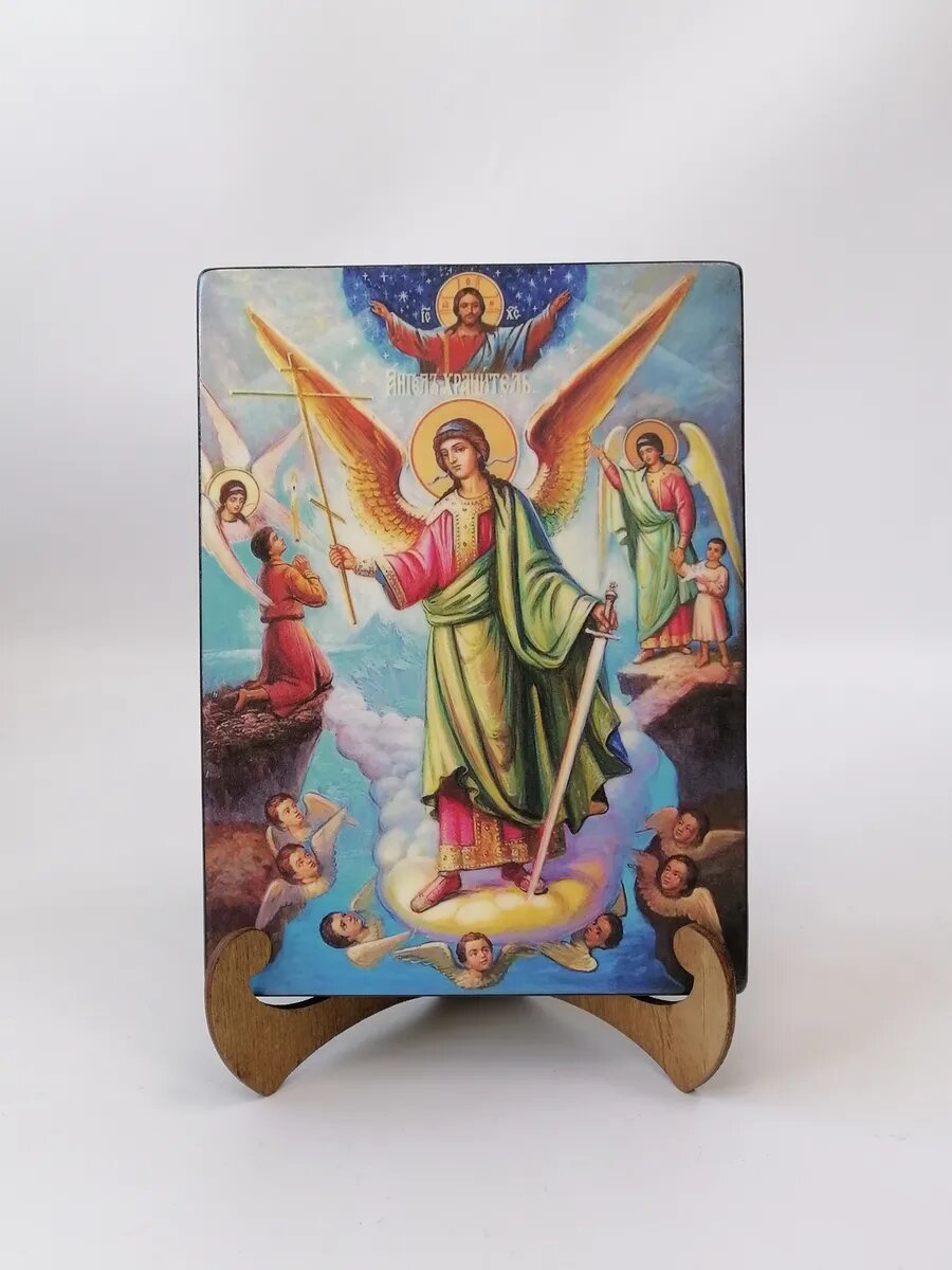 Ангел Хранитель, арт И813-2, 15x20х3 см