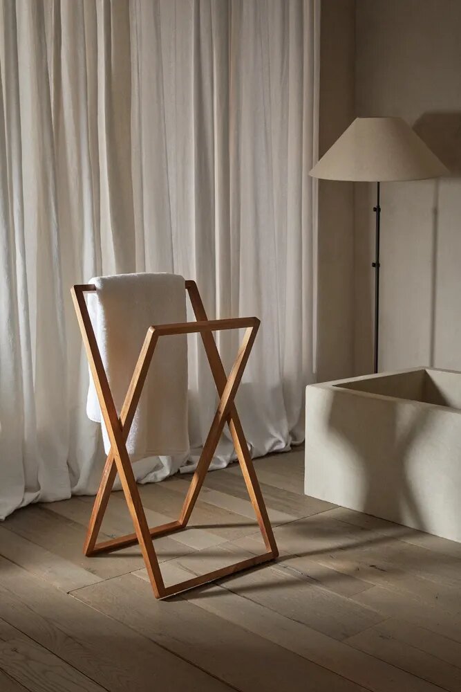 ZARA HOME Вешалка напольная 80х44х45 см акация, дерево коричневый