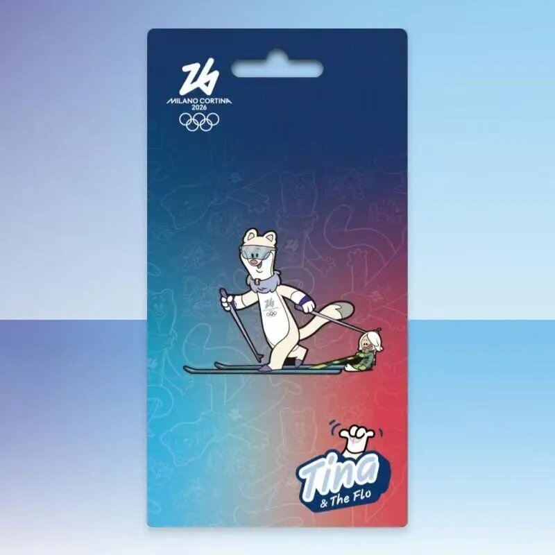 Талисман зимних Олимпийских игр 2026 года в Милане, спортивный значок, сувенирный подарок