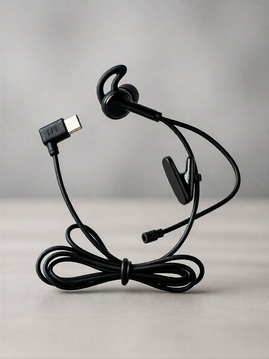 Мононаушники 3,5 мм / USB-C, Колено ТИП C