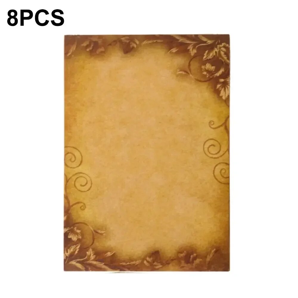 Бумага для письма с цветочным узором 8 шт 3