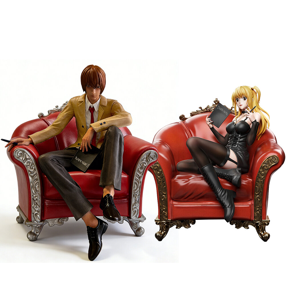 Фигурка Тетрадь смерти Лайт Ягами, Миса Аманэ/ Death Note Misa Amane figure Yagami Light Подарки для болельщиков (16см,2 штуки)cute MisaMisa figurine