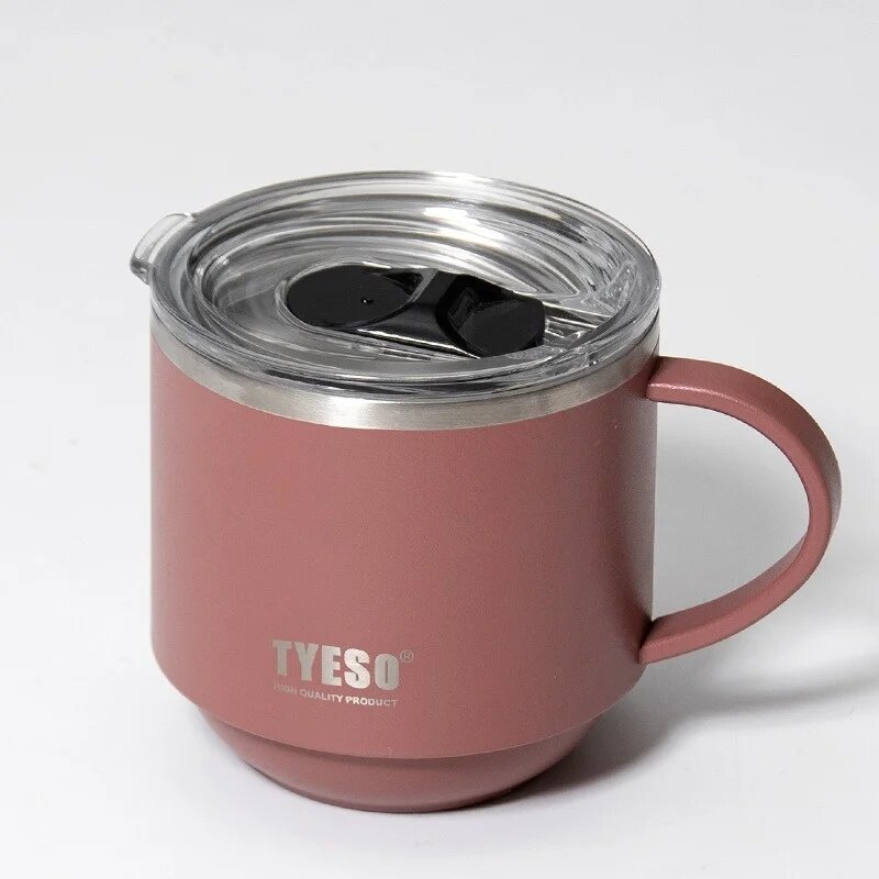 Термокружка TYESO Pink из нержавеющей стали