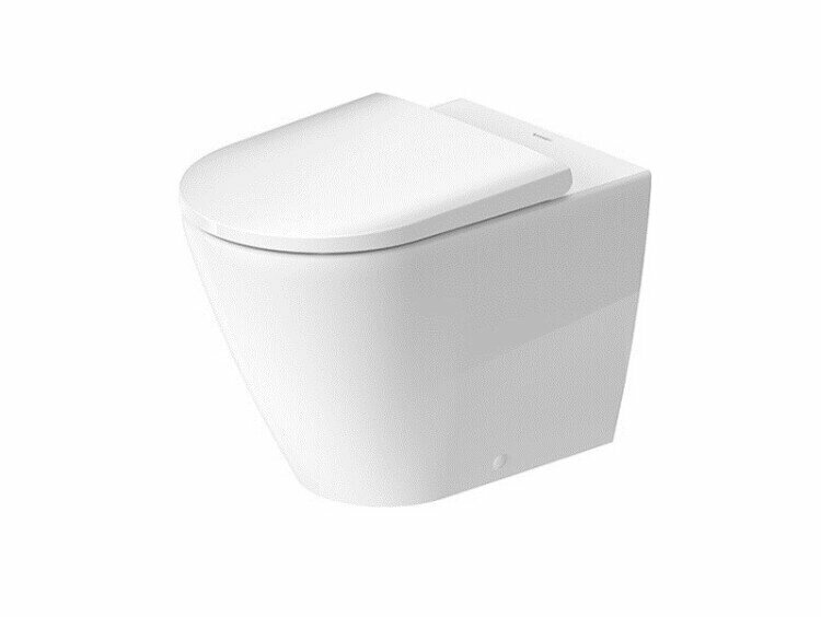 Унитаз приставной Duravit D-Neo 2003090000 безободковый, цвет: белый