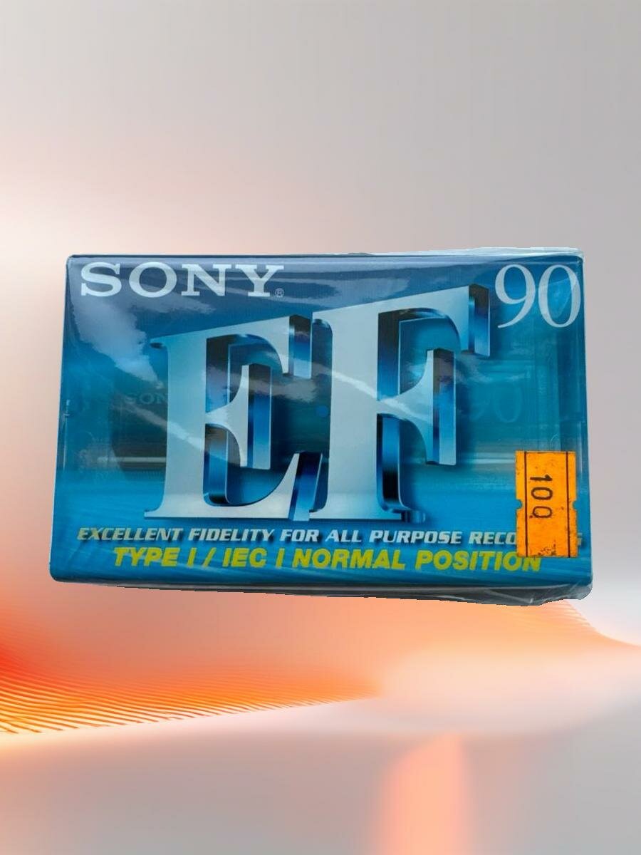 Аудиокассета Sony SUPER EF90, 2001г (1 шт)