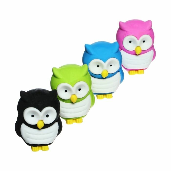Ластик фигурный Сова (6шт)