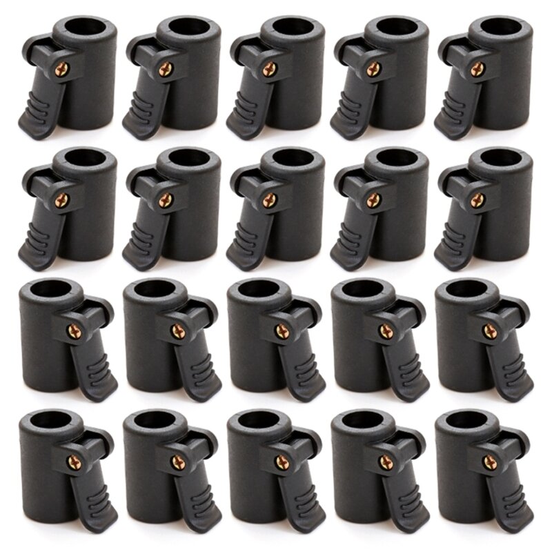 20шт Палаточные Столбы Соединитель Пластиковый Легкий Вес для Наружного Кемпинга Палатка Тент Столбы Палатка Аксессуары