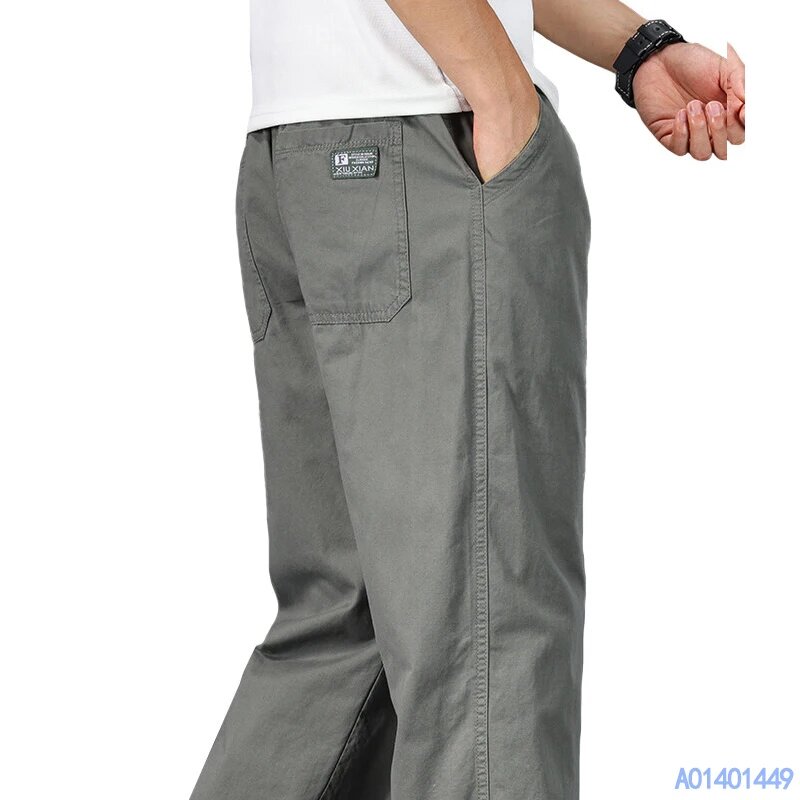 Мужские серые брюки карго свободного кроя 4XL, Army Green 2223