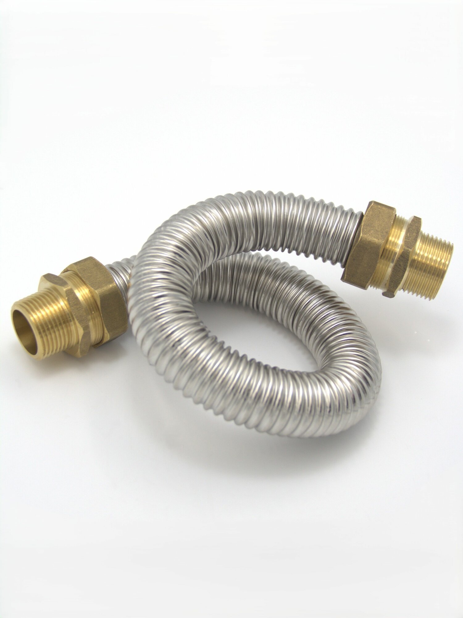 Гибкая подводка с муфтами 1 дюйм, 50 см (НР-НР) - KOFULSO