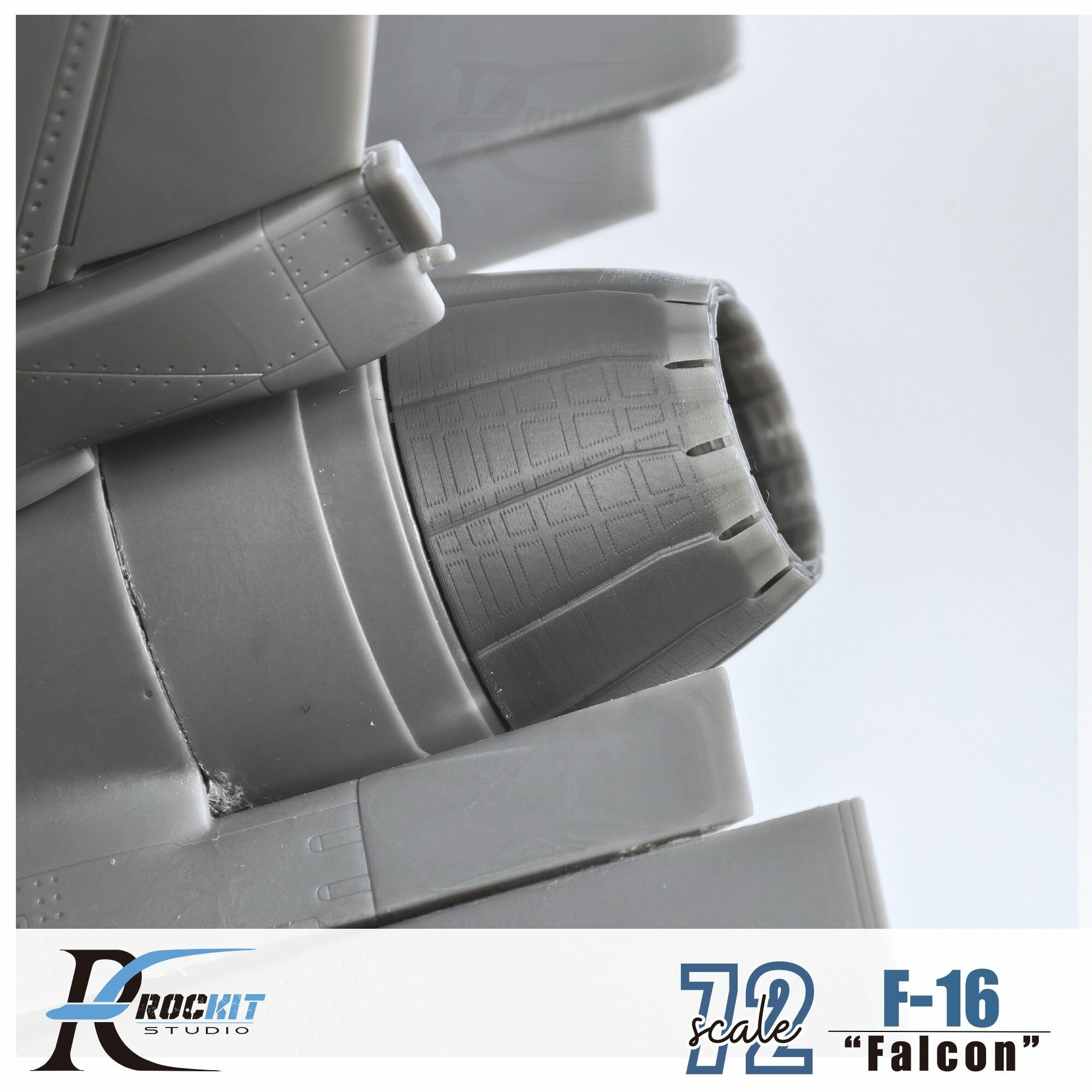 ROCKIT 720903 1/72 F-16 хвостовая сопла адаптирована для Tamiya (открытое государство)