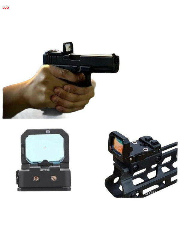 VISM ткидной Пистолетный Прицел С Красной Точкой, Рефлекторный Прицел с основанием направляющей 20 мм, Черный