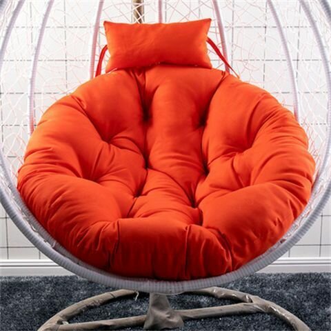 Подушка для подвесного кресла, подушка для одноместного подвесного стула, утолщенная подушка, подвесное кресло-гамак, съемная и моющаяся подушка для ротангового кресла.