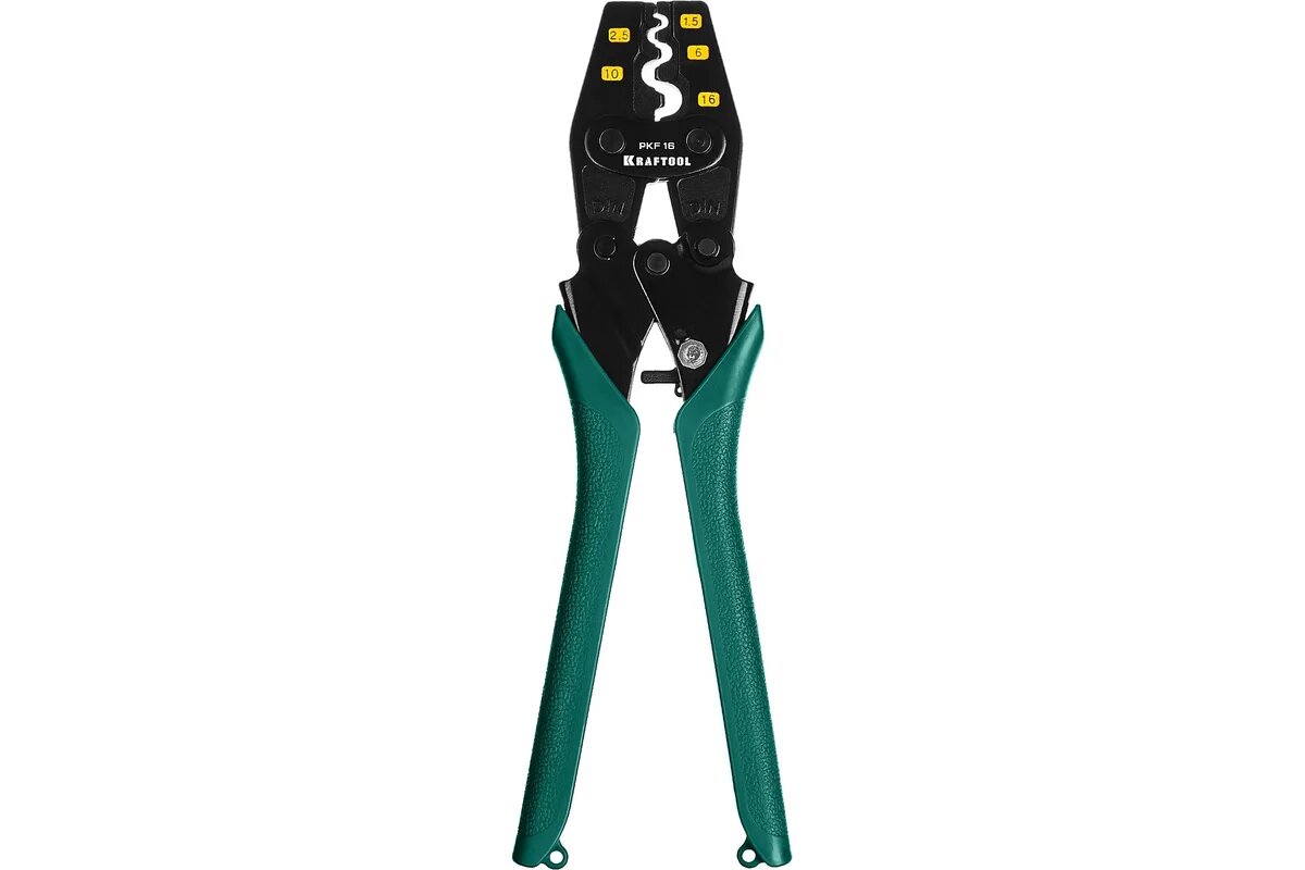Пресс-клещи Kraftool PKF-16 45466, диапазон 1,5–16 мм², длинна 245 мм