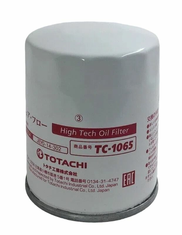 Фильтр масляный TOTACHI TC-1065 Citroen, Honda, Hyundai, Kia, Mazda, Mitsubishi, Nissan, Peugeot