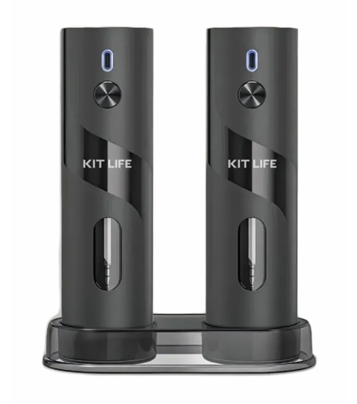 Мельницы для специй KIT LIFE KTYMQ02 (2шт.) черный