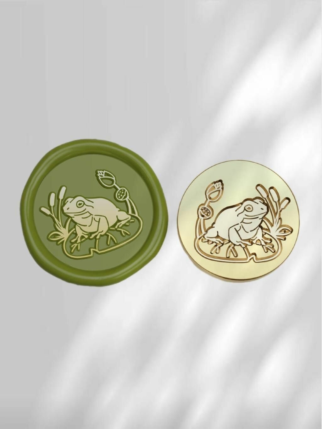 Штамп для восковой печати Животные , - лягушка