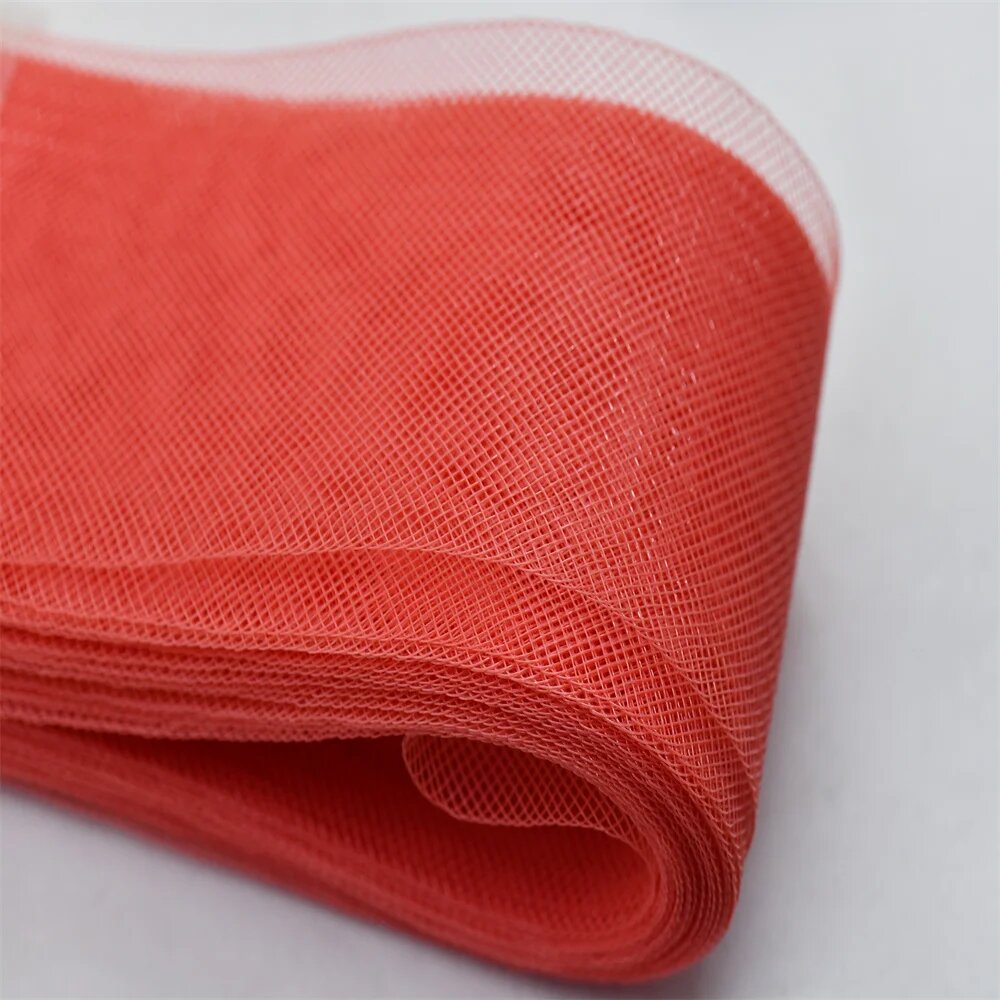 Сетчатая ткань красная, 10см x 25 ярдов, cc38 Watermelon red