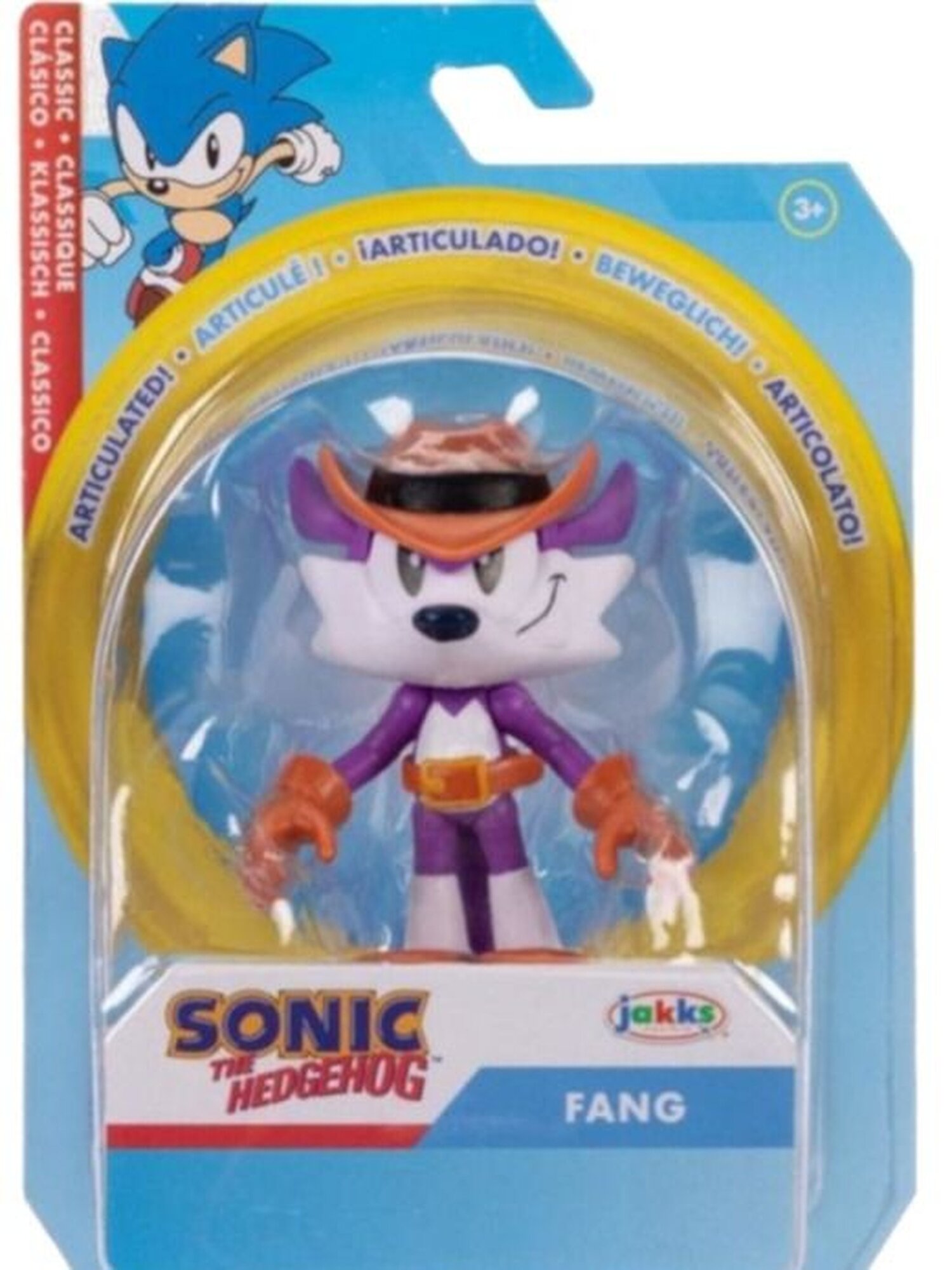 Фигурки JAKKS Pacific SONIC- Фигурка Fang/Фэнг, подвижная 7см - Соник 42076