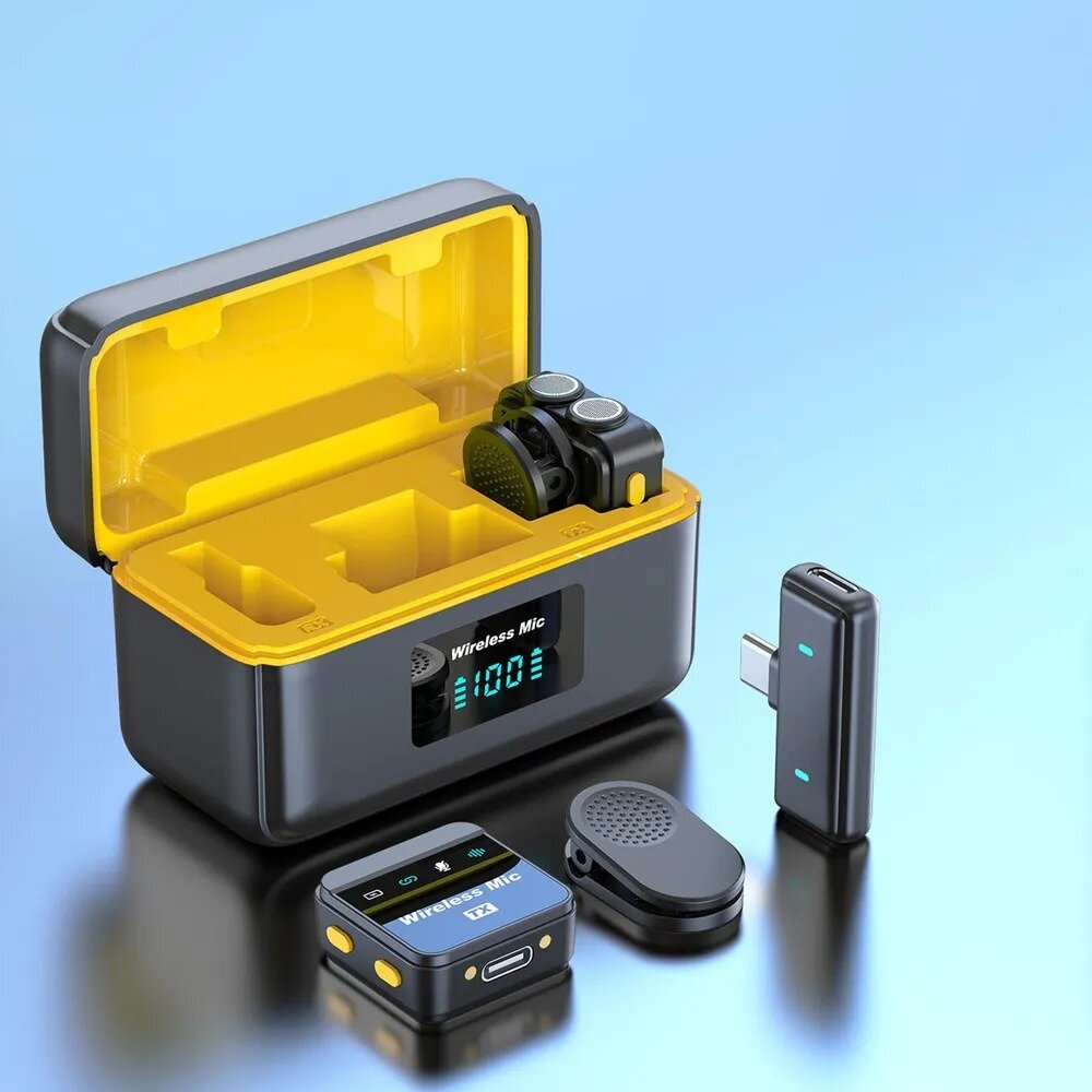 Микрофон петличный Беспроводной петличный микрофон для телефонов Android с разъемом Type-C