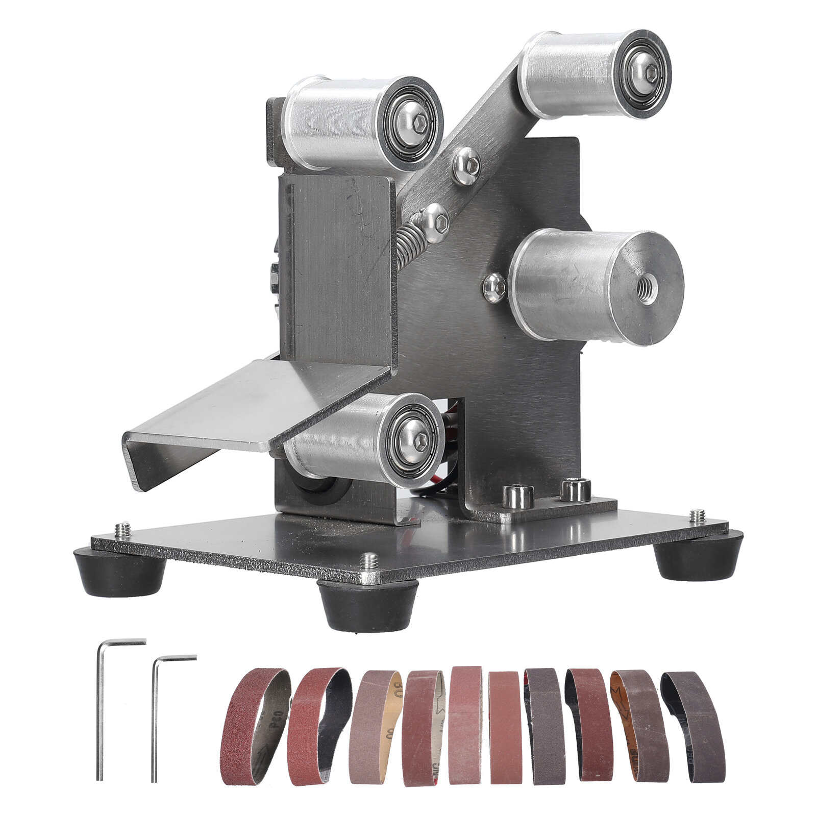 Многофункциональная Шлифовальная Машина Мини-Электрическая Ленточная Шлифовальная Машина DIY Полировальный Станок Для Заточки Краев Резака