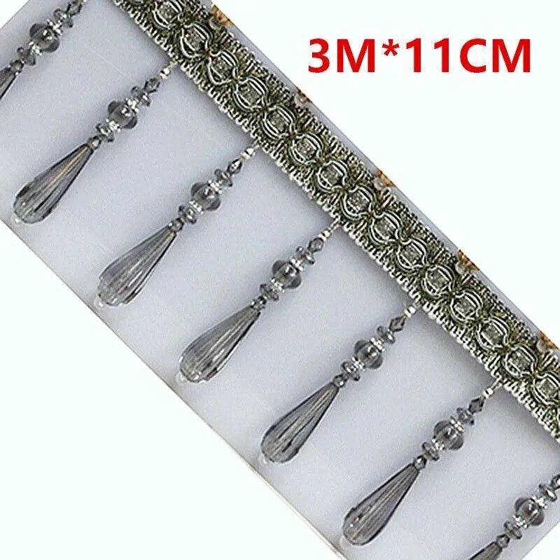 3M Подвеска из хрустальных бусин , капли и фонарики для штор, люстр и декора,