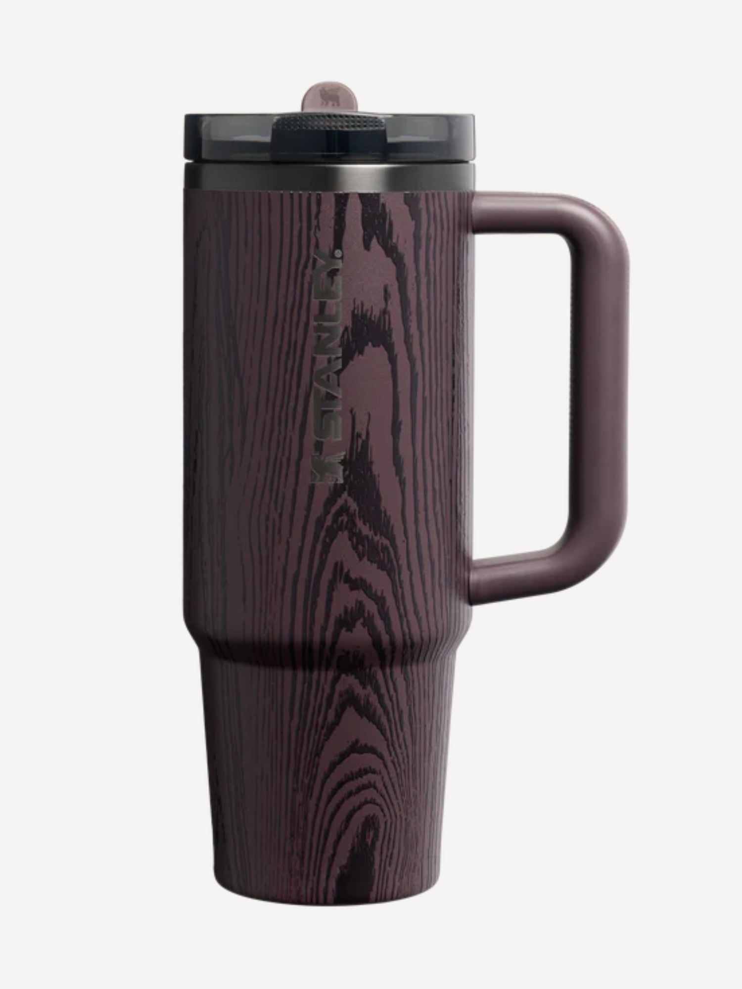 Термокружка Stanley Quencher ProTour Flip Straw 0.89 л (30 oz), цвет Тёмное дерево (Redwood Woodgrain), оригинал США