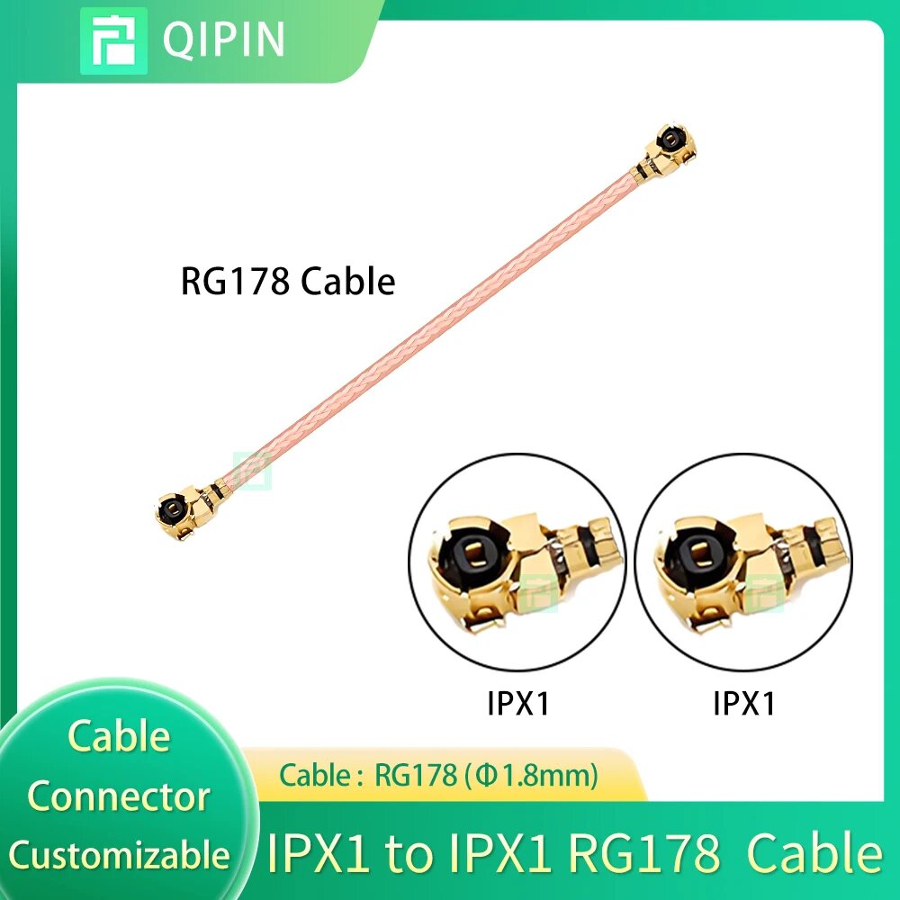 Коаксиальные кабели RG0.81 RG1.13 RG137 RG178 RG316 5/10/15/20/30/50см 5cm-10pcs, IPX1-IPX1 RG178