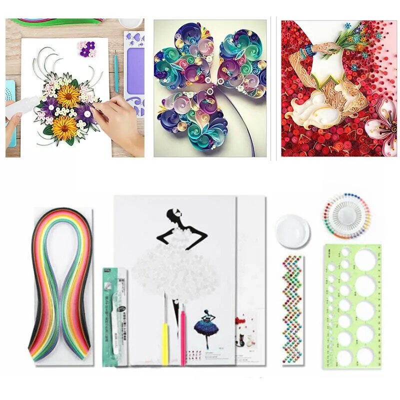9 шт DIY Квиллинг Бумага Арт Наборы Набор Инструментов