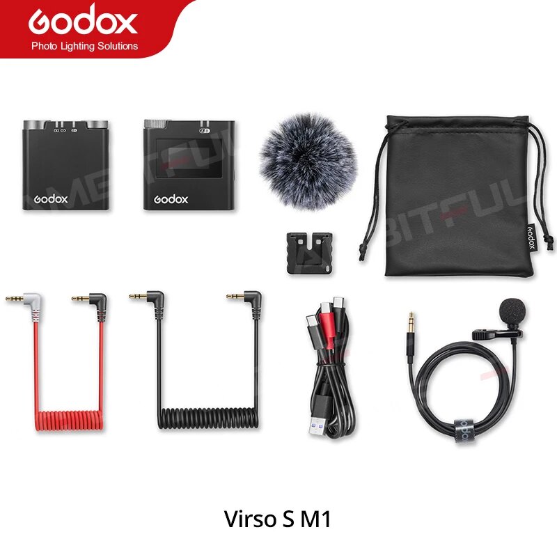 Godox Virso S M1 беспроводной микрофон для интервью