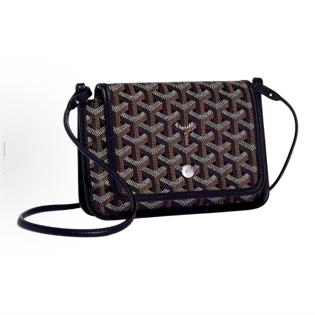 Сумка-конверт Goyard WOC с узором «гусиная лапка», Y-образная трехслойная сумка-клатч с полноцветным принтом, сумка на плечо и через плечо.
