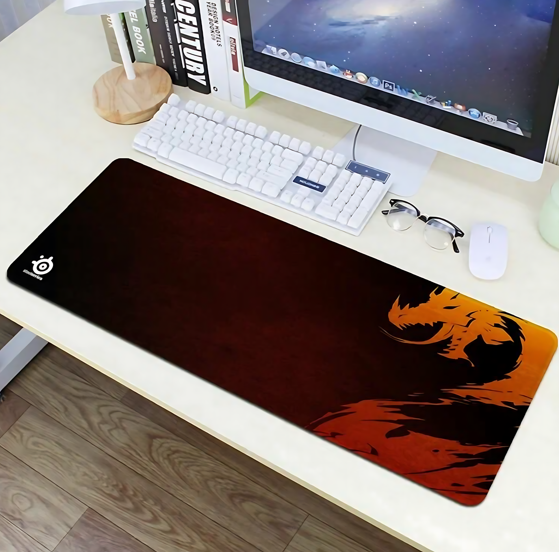 Коврик для мыши Steelseries QcK Edge, игровой коврик для киберспорта XL, 900X400X3 мм