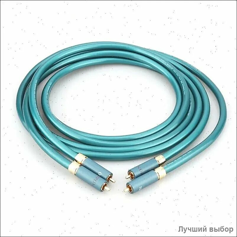 Ortofon Аудиокабель RCA/RCA, 0.75 м, зеленый