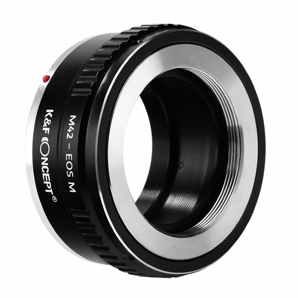 Адаптер K&F Concept для объектива M42 на EF-M KF06.137