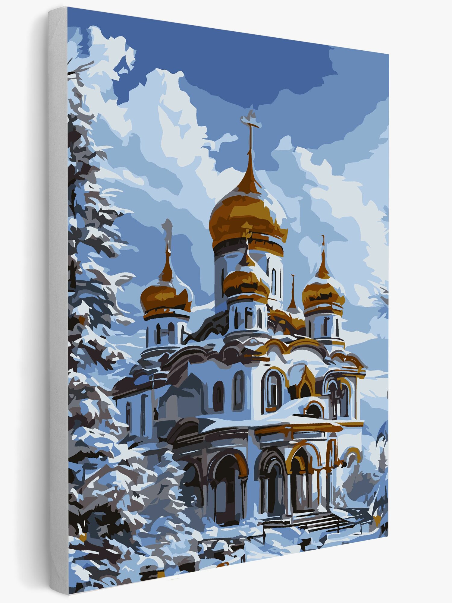 Картина по номерам церковь