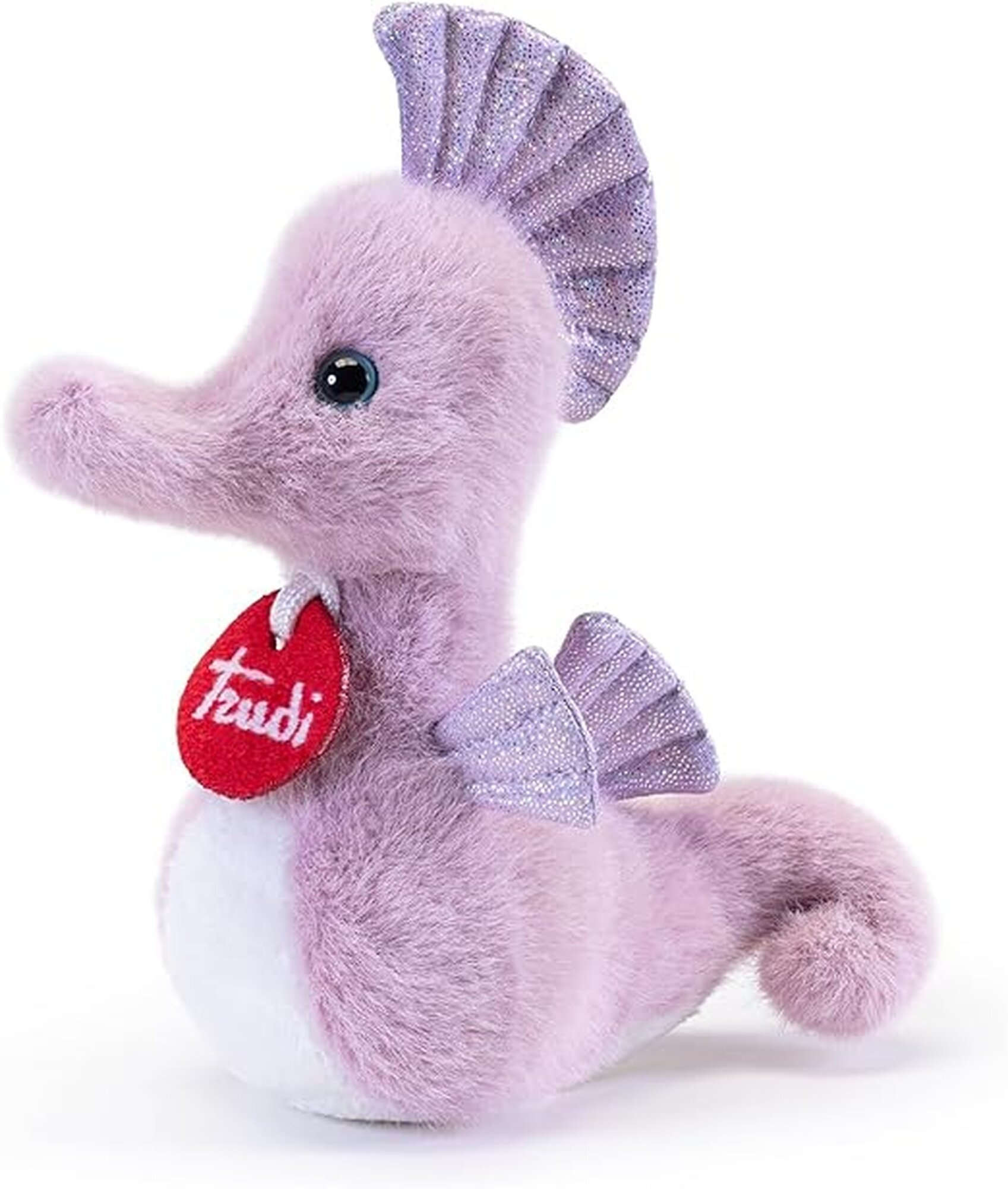 Мягкая игрушка Trudi - Плюшевый морской конек, светло-фиолетовый , 17 см - 26569