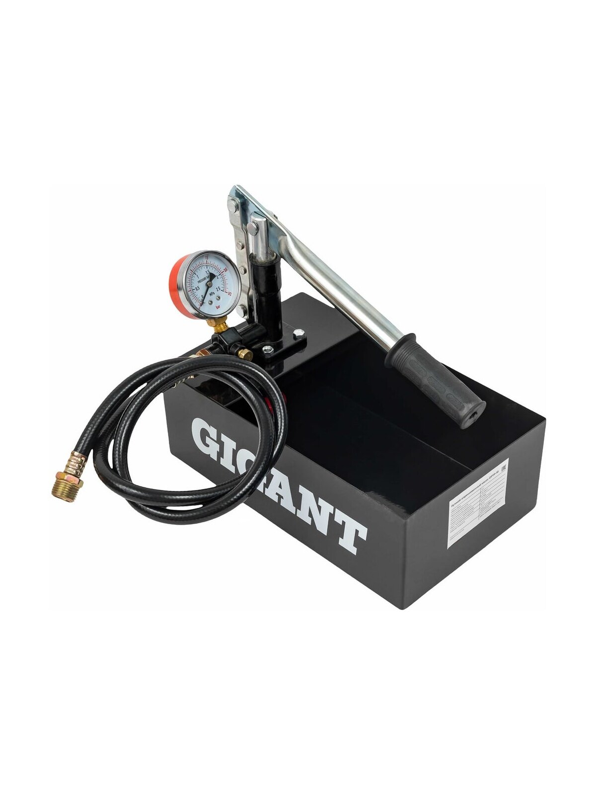 Ручной опрессовочный насос Gigant 10 бар GPTP-10