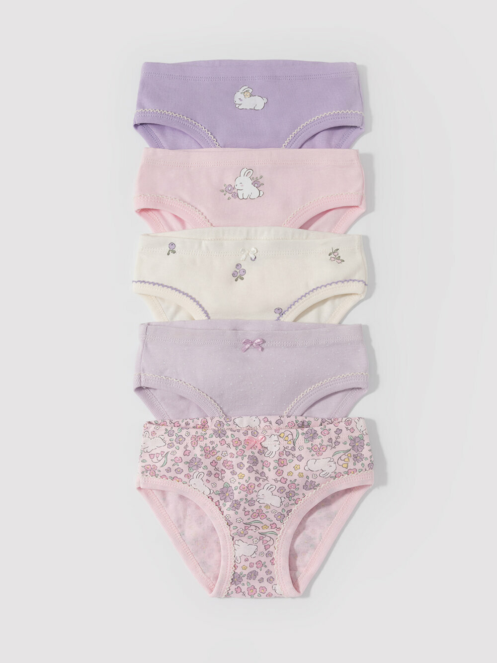 Трусы хлопковые трусы для девочки, набор 5 шт