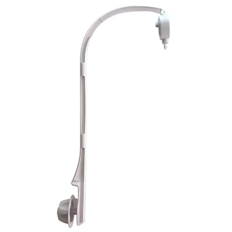 Съемный держатель мобиля для детской кроватки, 26 дюймов, кронштейн для музыкальной коробки, белый, из безопасного материала ABS, - 2