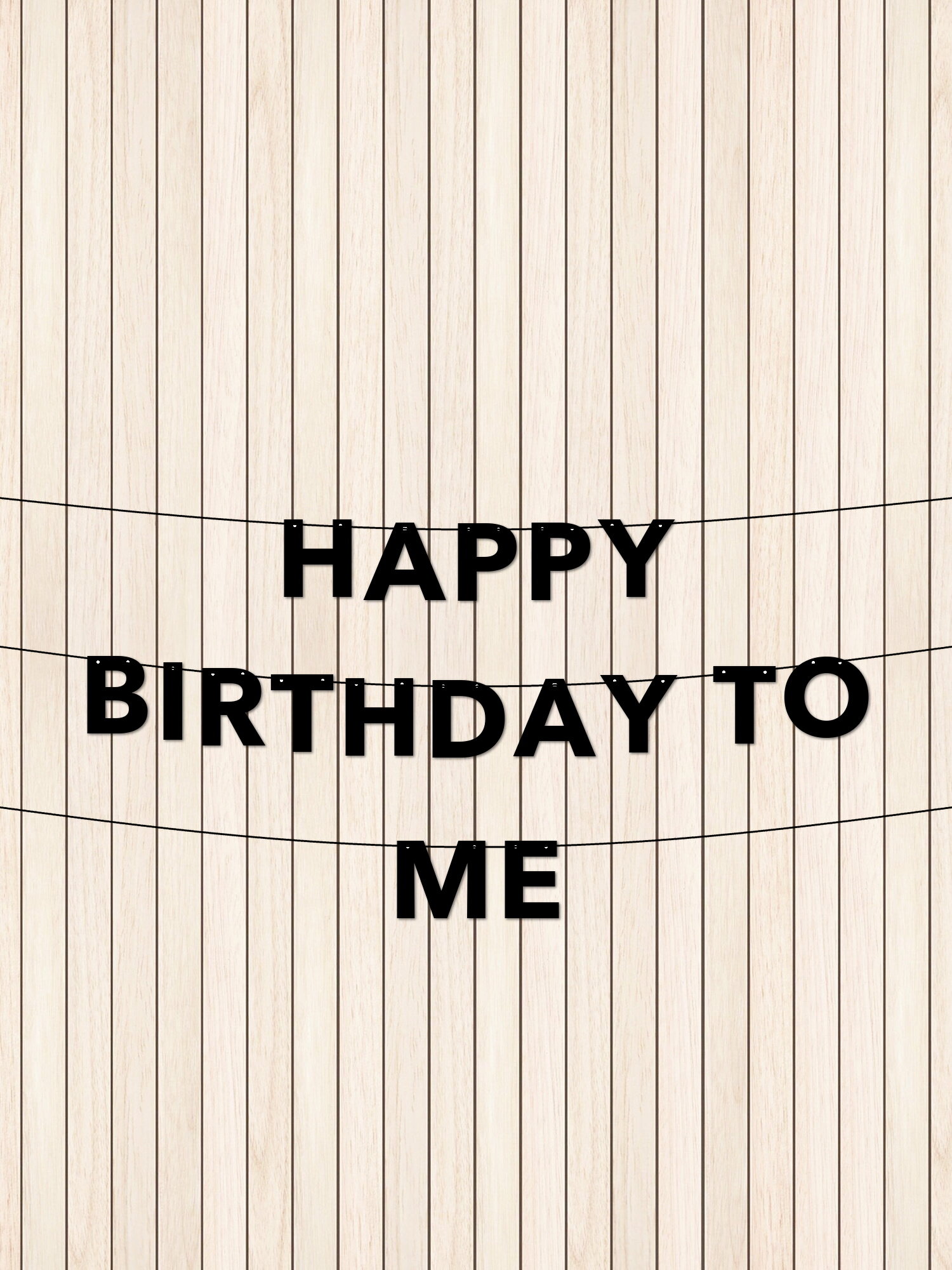 Буквенная гирлянда happy birthday to me - декоративная растяжка для праздника, высота букв 10 см, толщина букв 1 мм, долговечный материал.