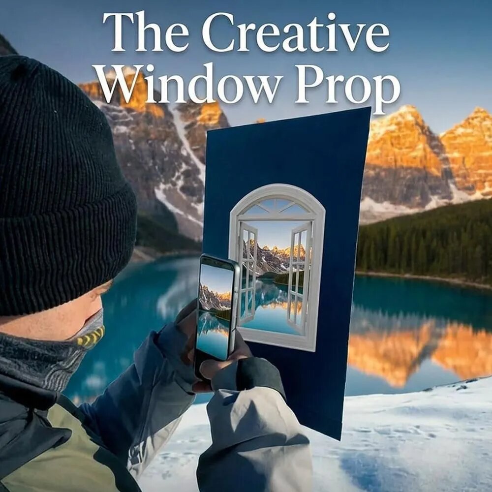 Креативные окна-аксессуары, универсальные фотопропсы, переносные креативные рамки для фотосъёмки, подходят для путешествий и отдыха